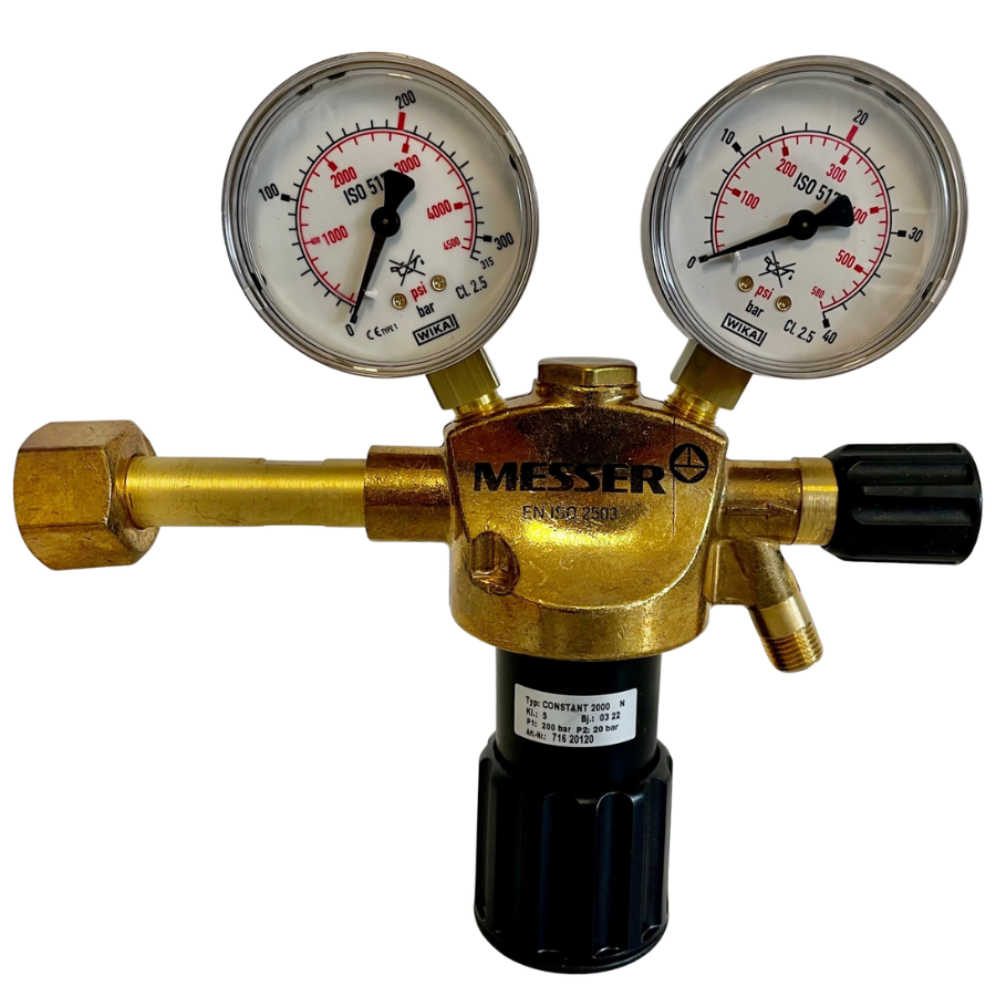 Druckminderer-Argon/CO²/Mischgas Messer Constant 2000 200 bar ...