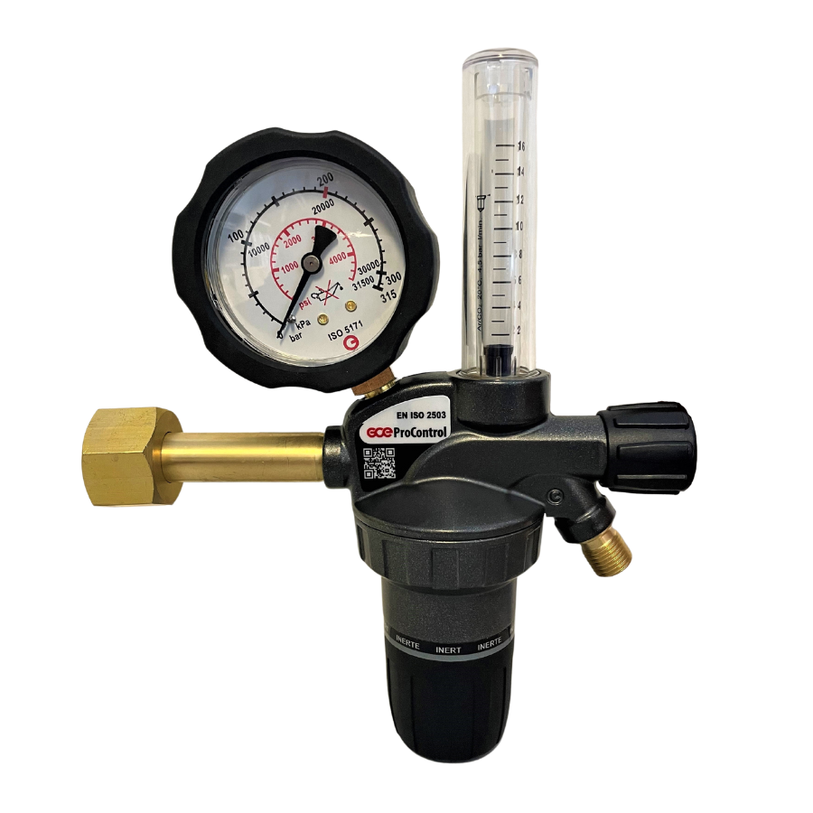 Druckminderer-Argon/CO2 Mischgas GCE ProControl 200 bar - 16 l/min mit ...